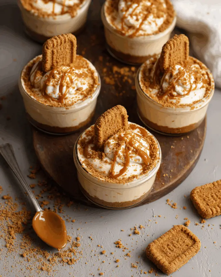 No-Bake Biscoff Cheesecake Cups