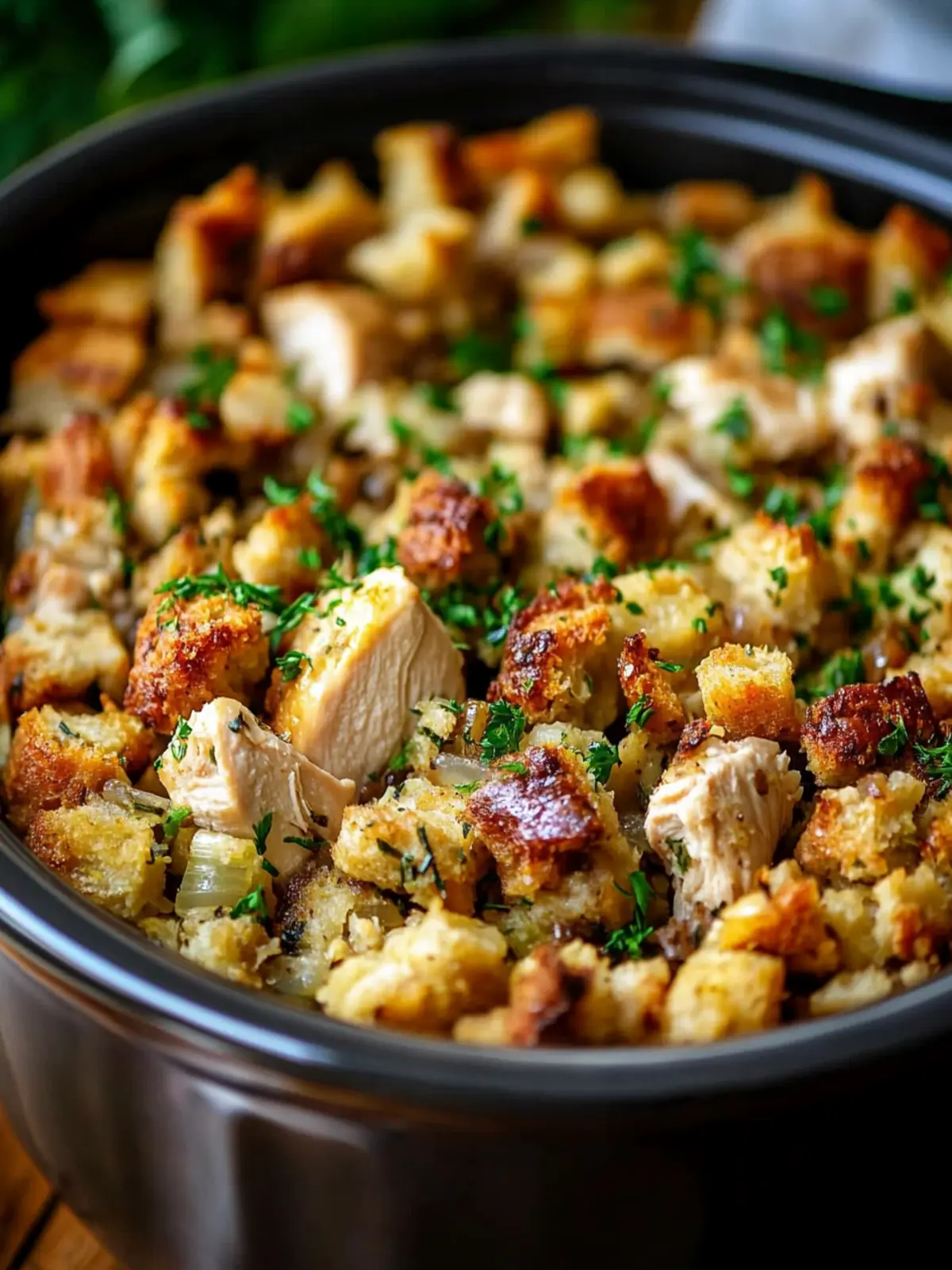 Easy Crock Pot Chicken and Stuffing Dinner for Delicious Comfort