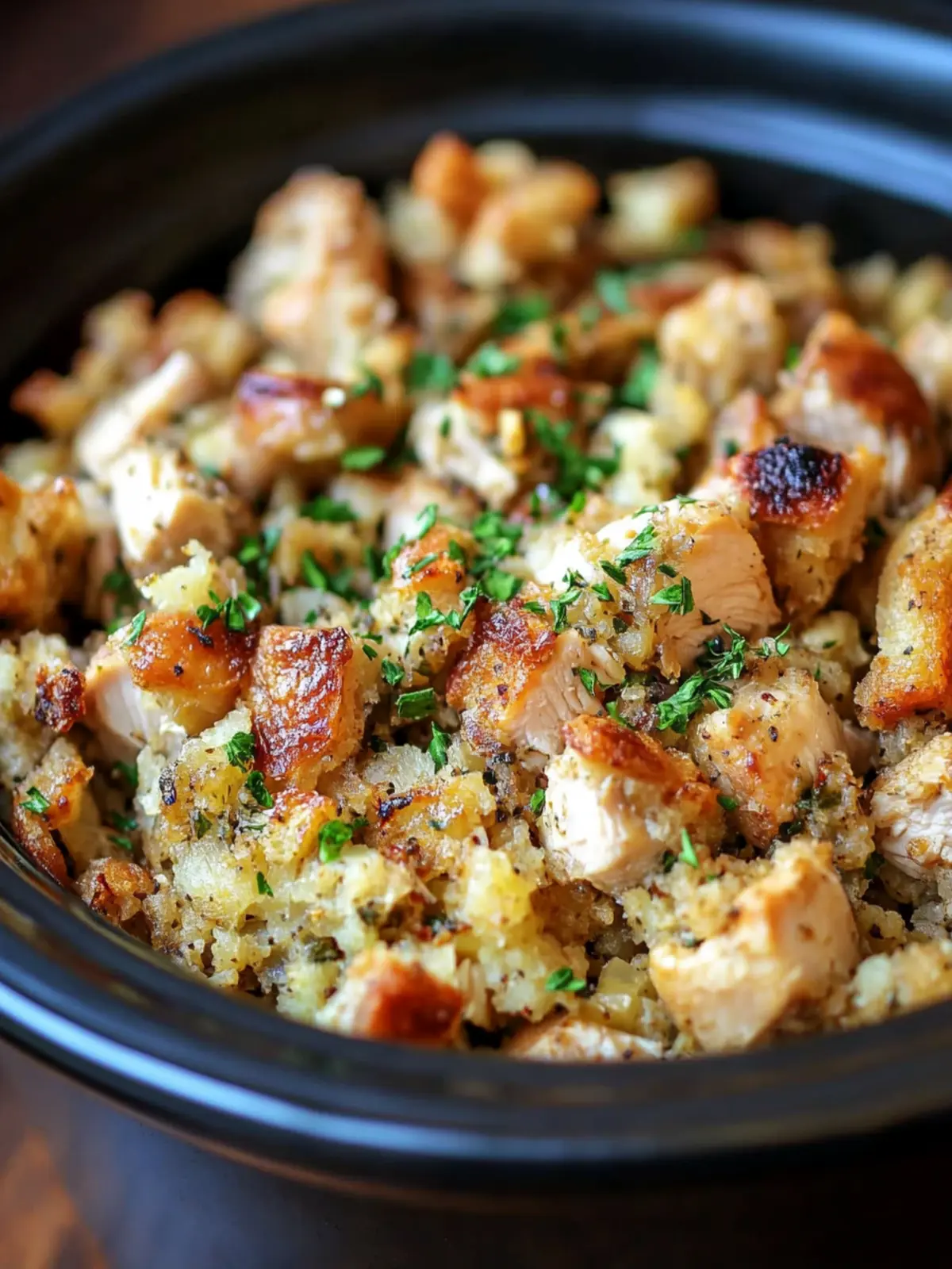 Easy Crock Pot Chicken and Stuffing Dinner for Delicious Comfort