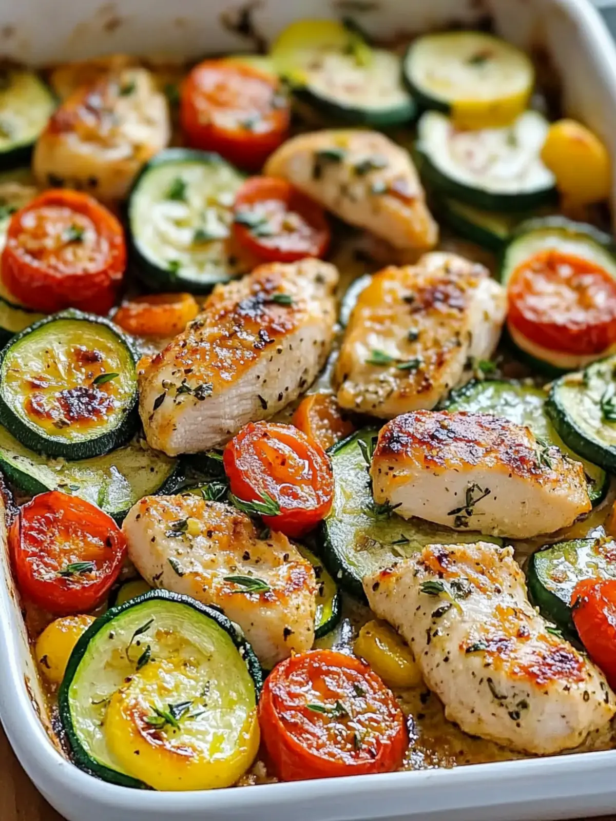 Easy Sheet Pan Mediterranean Chicken & Zucchini – Delicious One-Pan Meal