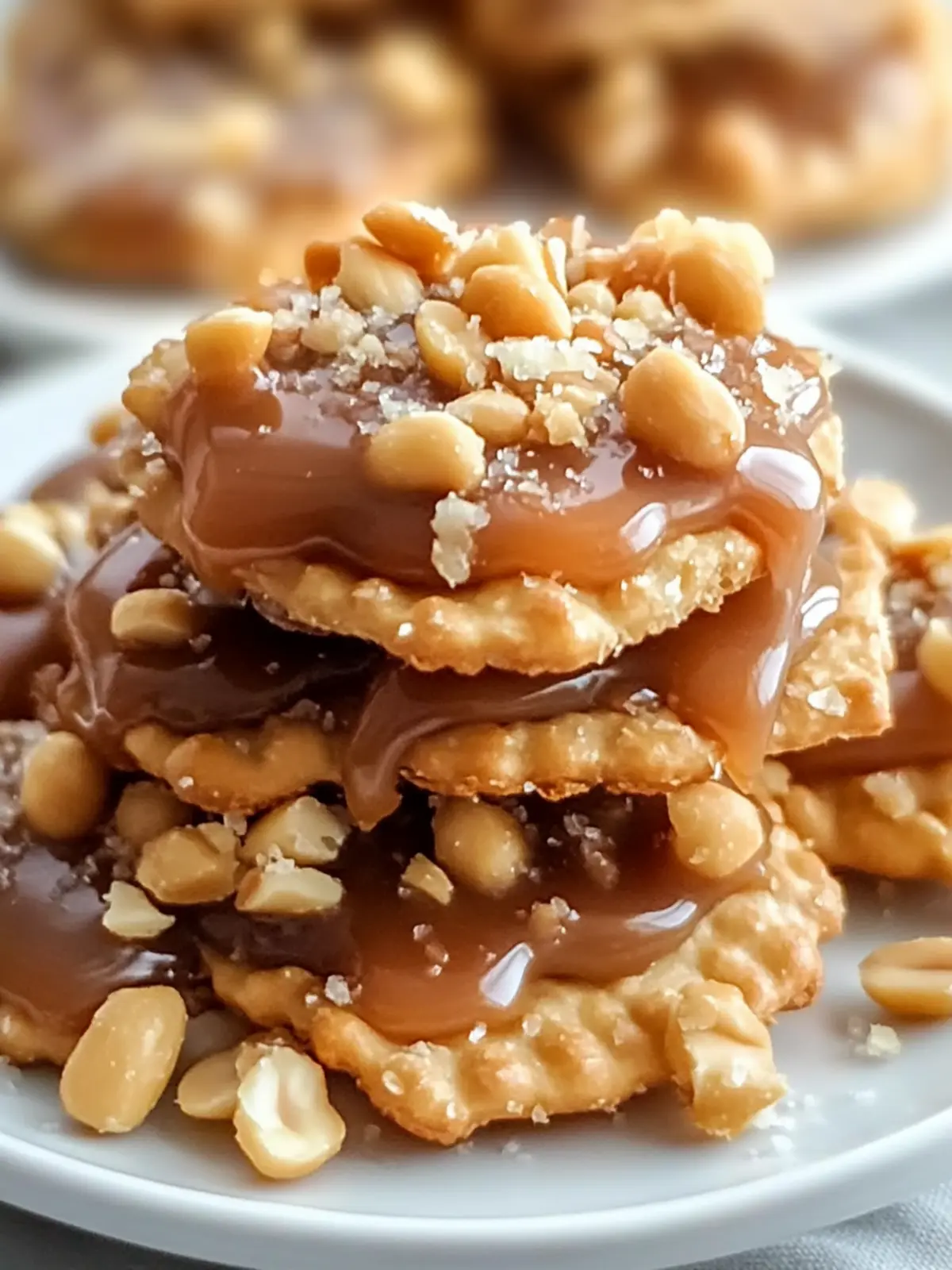 Irresistible Ritz Cracker Caramel Peanut Clusters: Easy Treat