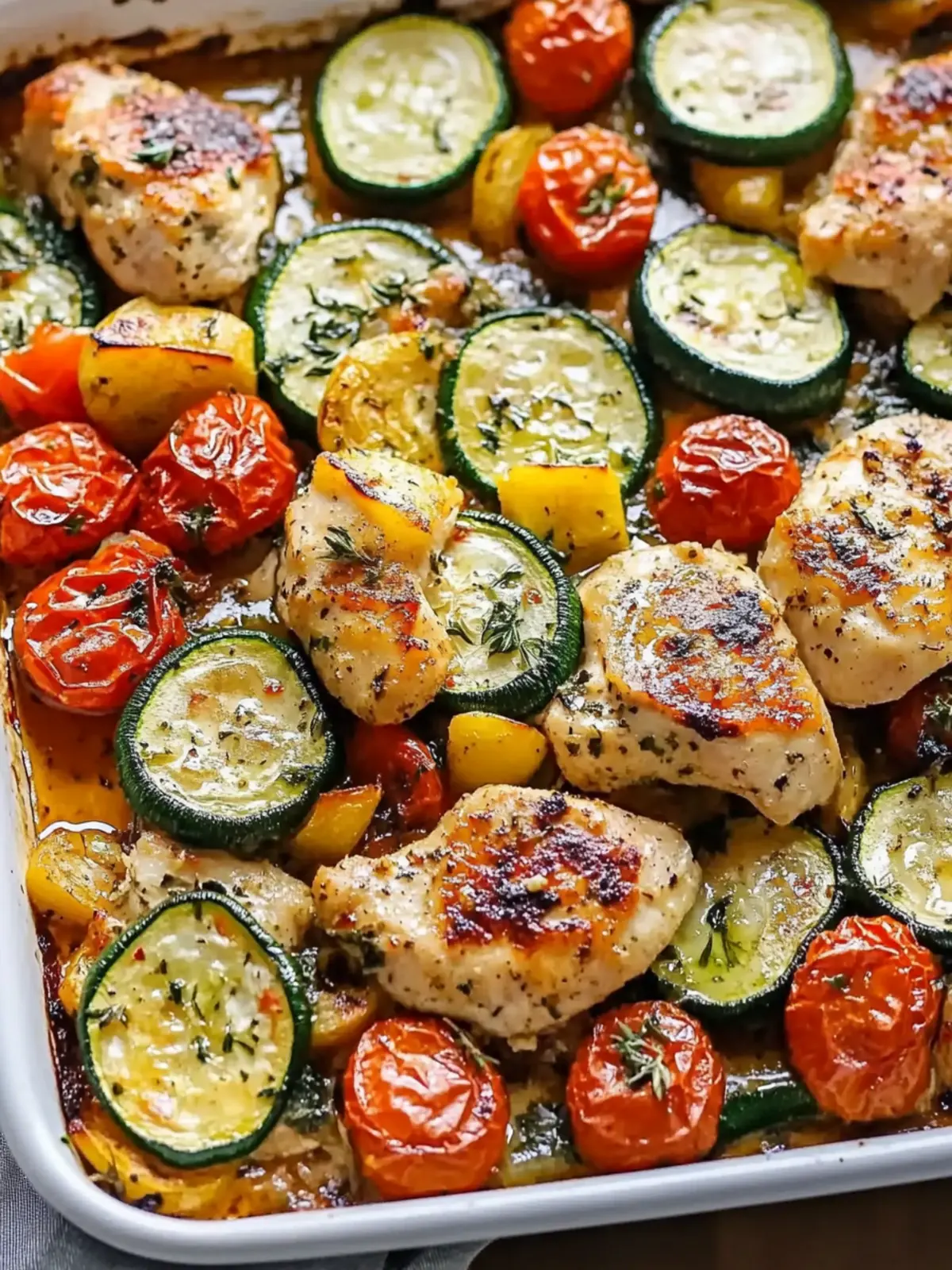 Easy Sheet Pan Mediterranean Chicken & Zucchini – Delicious One-Pan Meal